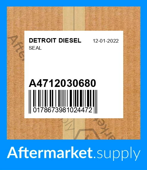 A4712030680 - SEAL (631413, 631412, 631411, A4711420180) DETROIT DIESEL ...
