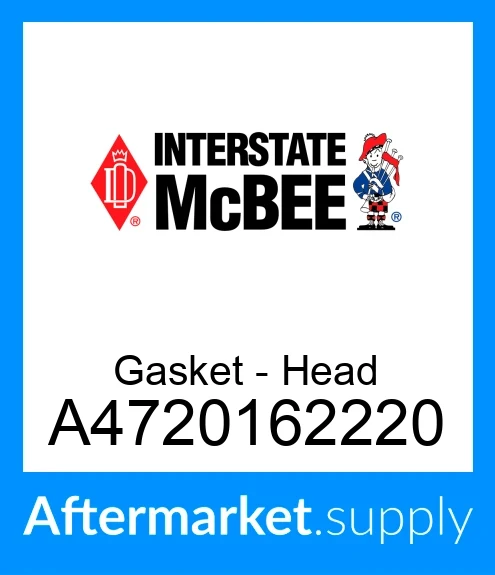 A4720162220 - Gasket - Head DETROIT DIESEL | Price: $276.98 to $434.99