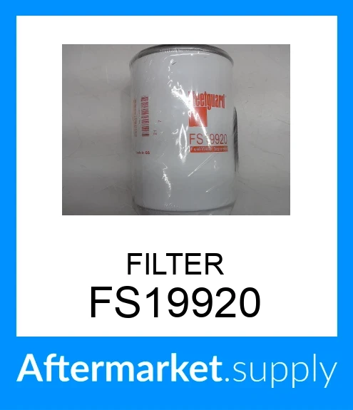 FS19920 - FILTER fits FLEETGUARD | Price: $85.11 to $623.62