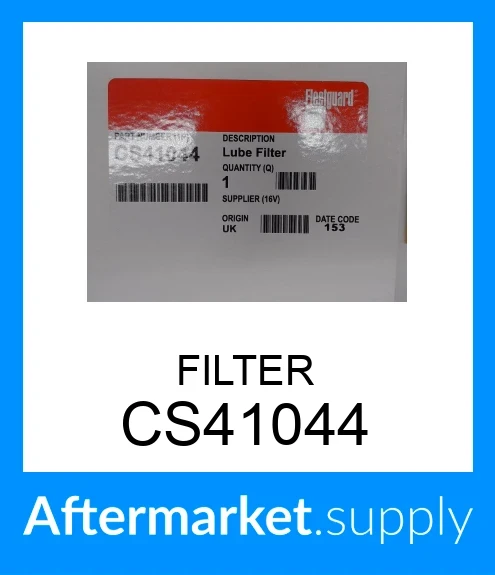 CS41044 - FILTER fits FLEETGUARD | Price: $19.98 to $314.64