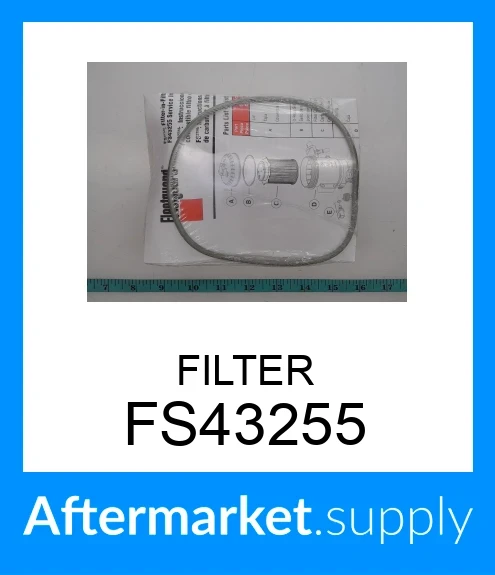 FS43255 - FILTER fits FLEETGUARD | Price: $23.00 to $538.00