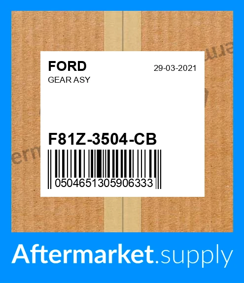 F81Z-3504-CB - GEAR ASY fits FORD