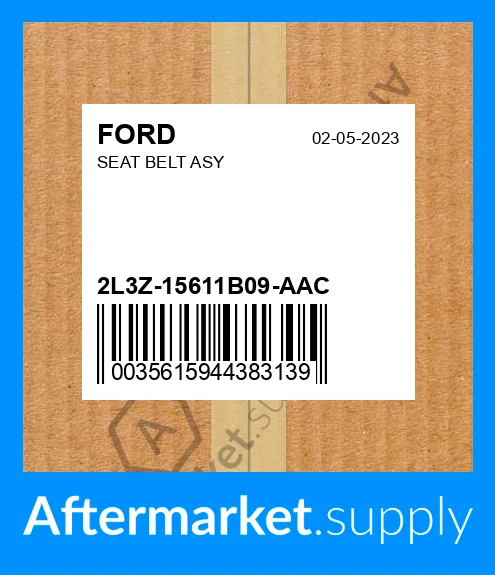 2L3Z-15611B09-AAC - SEAT BELT ASY fits FORD