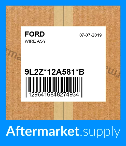 9L2Z*12A581*B - WIRE ASY fits FORD