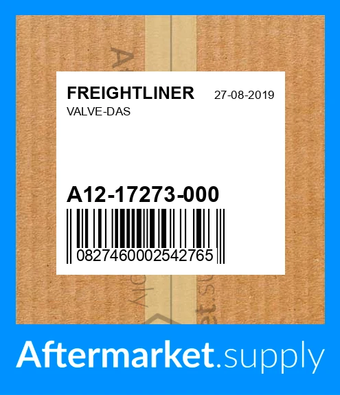 A12-17273-000 - VALVE-DAS fits FREIGHTLINER | Price: $268.24