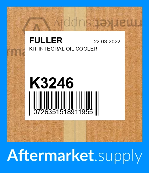 K3246 - KIT-INTEGRAL OIL COOLER fits FULLER | Price: $109.00 to $270.05