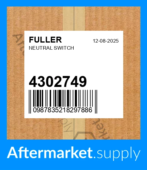 4302749 - NEUTRAL SWITCH fits FULLER | Price: $22.53 to $35.03