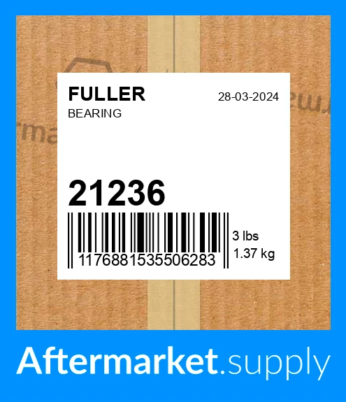 21236 - BEARING fits FULLER | Price: $79.72 to $123.45