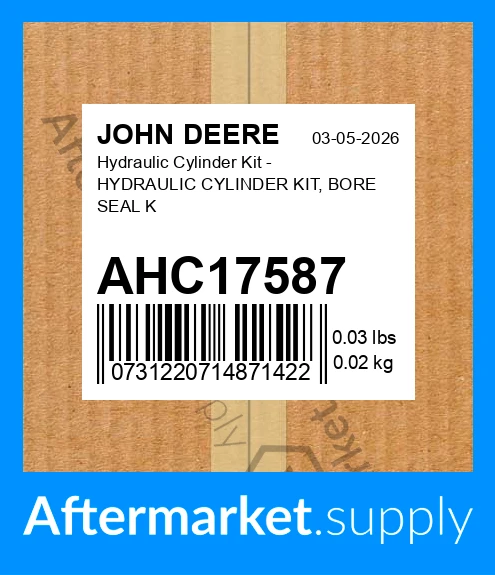 ahc17587 - Hydraulic Cylinder Kit - HYDRAULIC CYLINDER KIT, BORE SEAL K ...