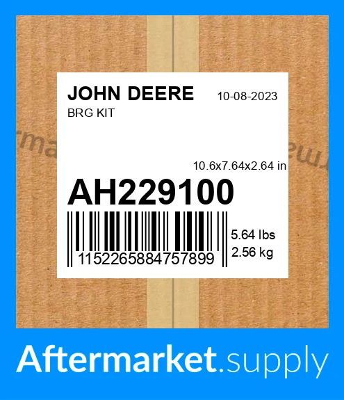 AH229100 - BRG KIT fits JOHN DEERE | Price: $95.00 to $211.22