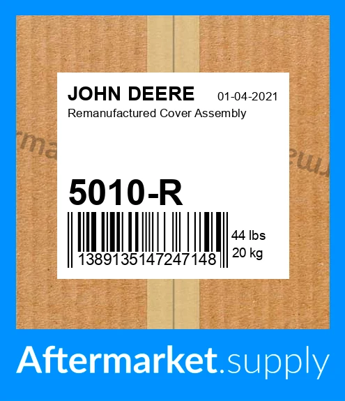 5010-R - Remanufactured Cover Assembly fits JOHN DEERE | Price: $13.99 ...