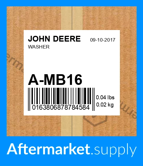 A-MB16 - Bushing - MACH BUSH 13/8"X21/8"14GA fits JOHN DEERE | Price: $1.23