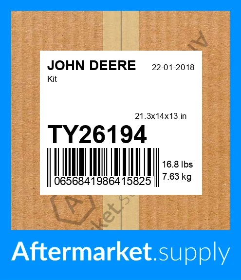 TY26194 - Kit fits JOHN DEERE | Price: $1,520.94