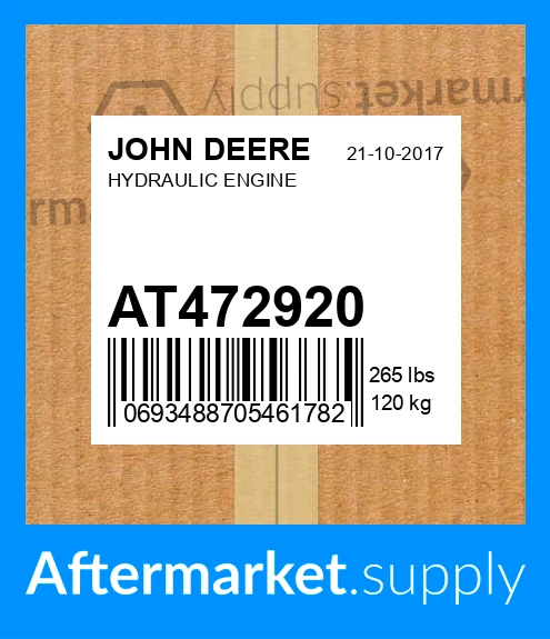 AT472920 - HYDRAULIC ENGINE fits JOHN DEERE | Price: $3,700.00