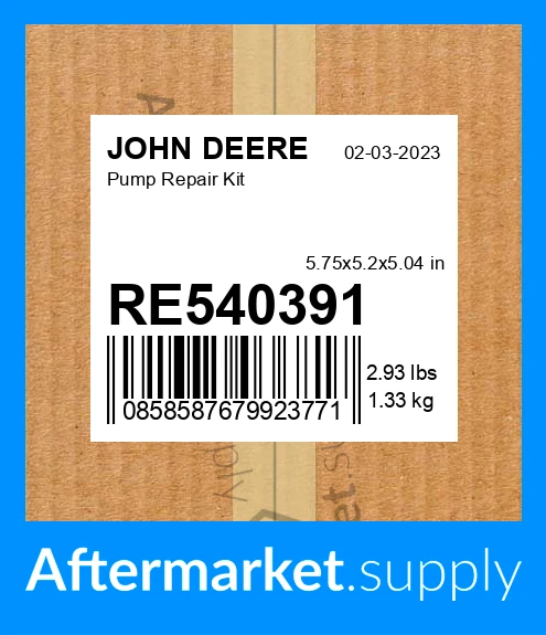 RE540391 - Pump Repair Kit fits JOHN DEERE