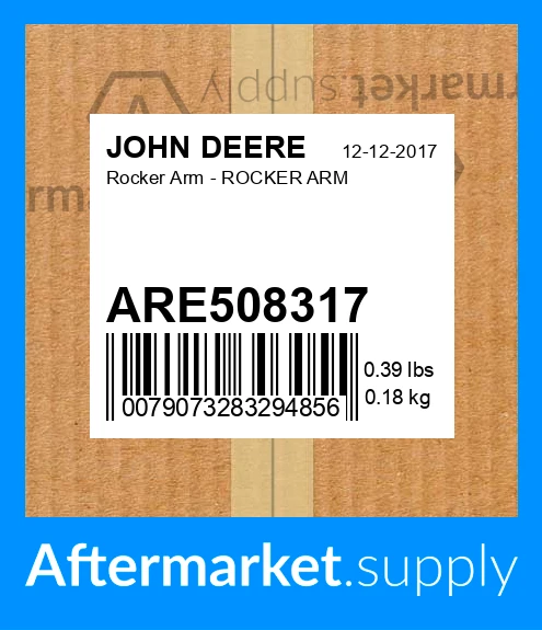 A-RE508317 - Rocker Arm - ROCKER ARM fits JOHN DEERE | Price: $36.06