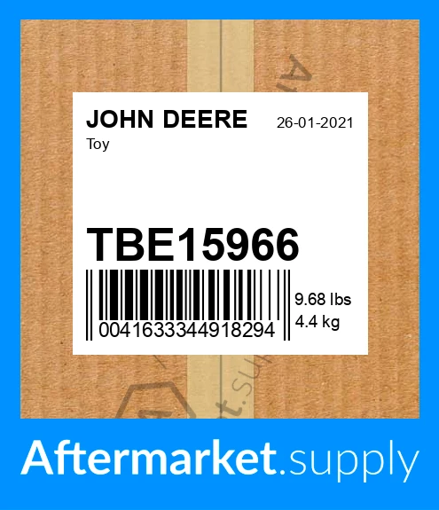 TBE15966 - Toy fits JOHN DEERE | Price: $58.99 to $88.31