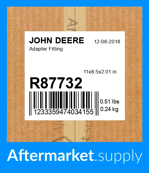 R87732 - Adapter Fitting fits JOHN DEERE | Price: $48.36