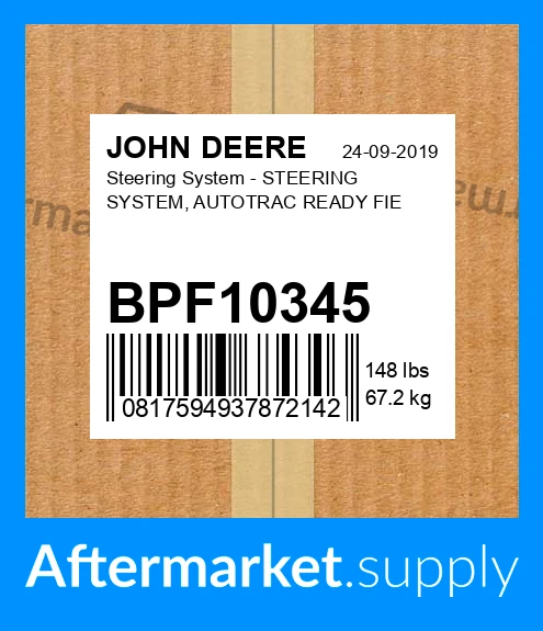 BPF10345 - Steering System - STEERING SYSTEM, AUTOTRAC READY FIE fits ...