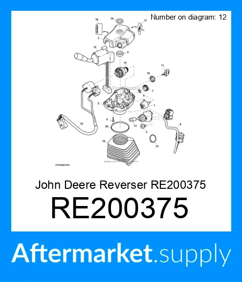 re200375 - Reverser fits JOHN DEERE | Price: $198.99 to $577.54