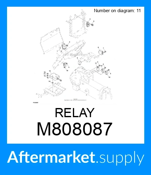 M808087 - RELAY fits JOHN DEERE | Price: $39.50 to $42.99