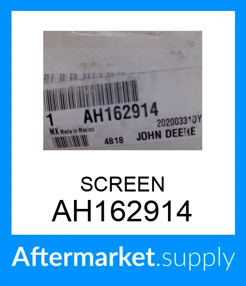 AH162914 - SCREEN fits JOHN DEERE | Price: $41.57 to $65.08