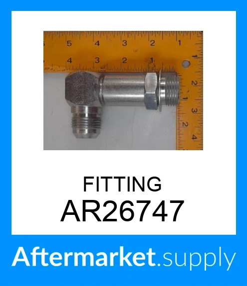 AR26747 - FITTING fits JOHN DEERE | Price: $60.44