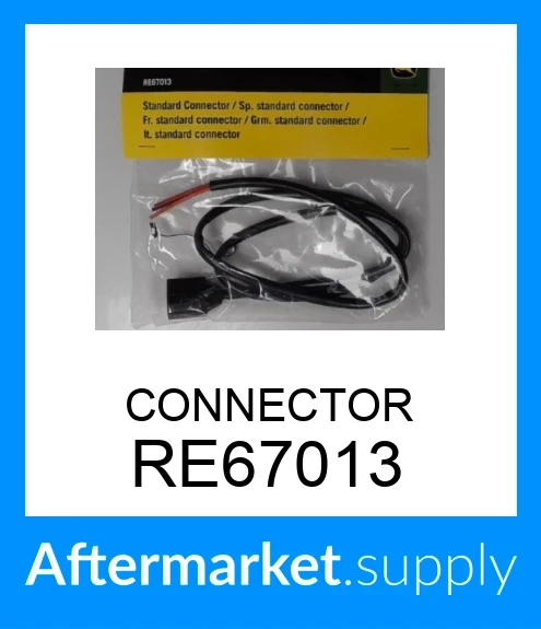 RE67013 - CONNECTOR fits JOHN DEERE | Price: $12.13 to $228.82