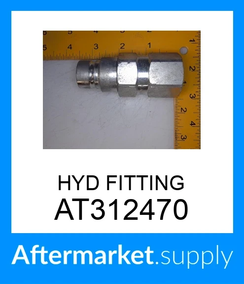 AT312470 - HYD FITTING fits JOHN DEERE | Price: $56.49 to $120.49