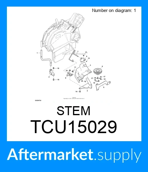 TCU15029 - STEM fits JOHN DEERE