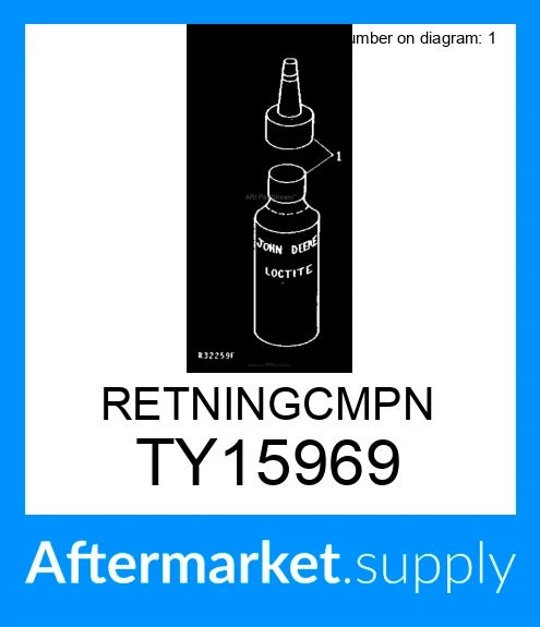 TY15969 - RETNINGCMPN fits JOHN DEERE | Price: $45.28