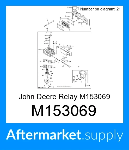 m153069 - Solenoid fits JOHN DEERE | Price: $10.88 to $134.51
