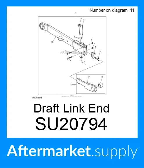 su20794 - Draft Link End fits JOHN DEERE