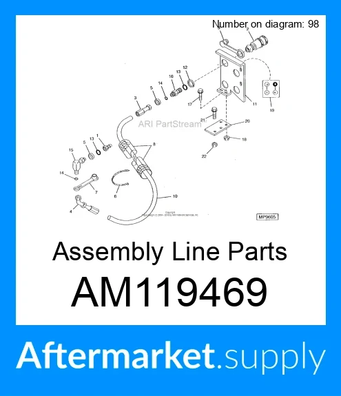 AM119469 - Assembly Line Parts fits JOHN DEERE