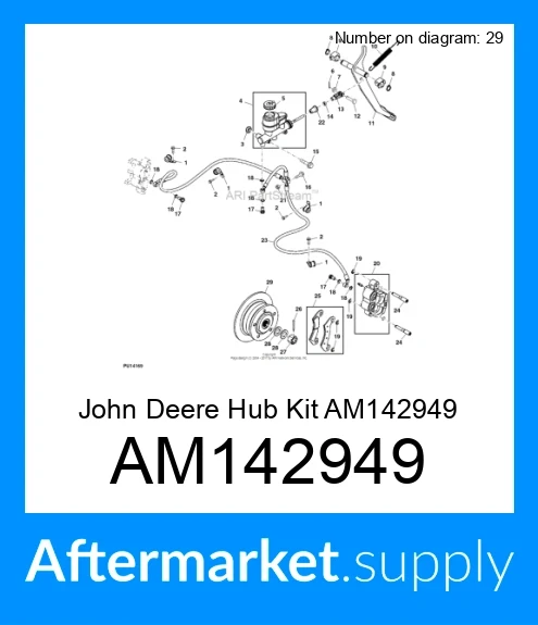 am142949 - Brake Disk fits JOHN DEERE | Price: $50.00 to $499.88