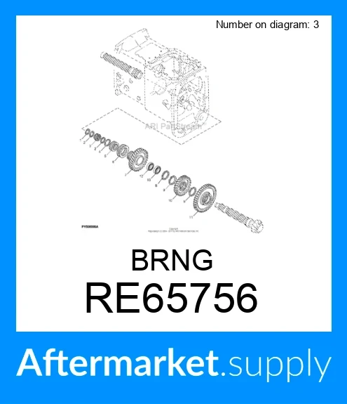 RE65756 - BRNG fits JOHN DEERE | Price: $35.38 to $50.96