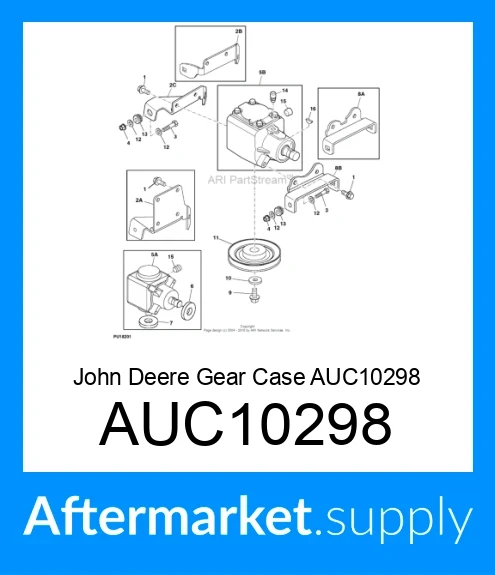 auc10298 - Gear Case SUB FOR MIA12567 OR AM136330 fits JOHN DEERE ...