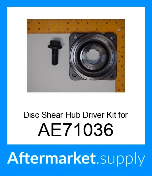 AE71036 - Disc Shear Hub Driver Kit for John Deere, fits JOHN DEERE ...