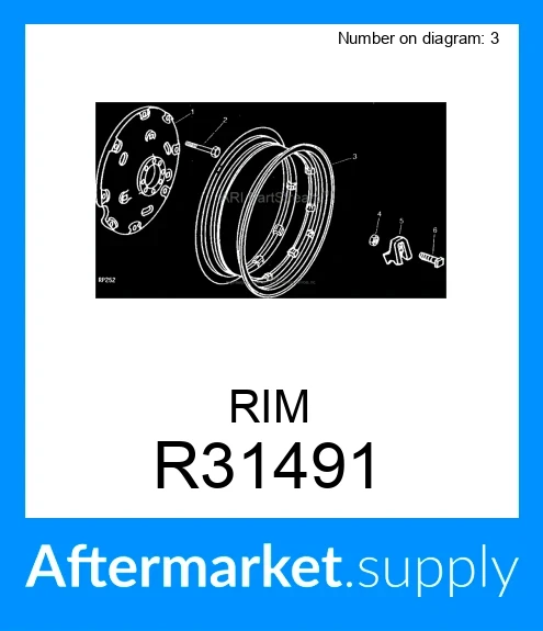 r31491 - RIM fits JOHN DEERE