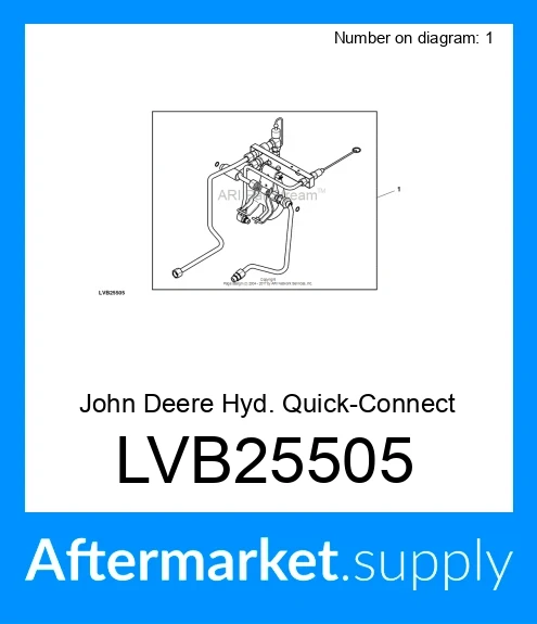 LVB25505 - KIT fits JOHN DEERE | Price: $717.02