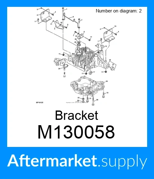 M130058 - Bracket fits JOHN DEERE