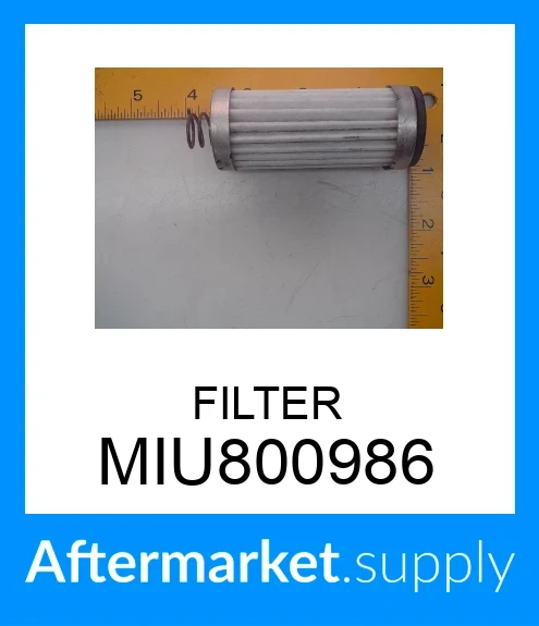 MIU800986 - FILTER fits JOHN DEERE | Price: $12.50 to $80.40