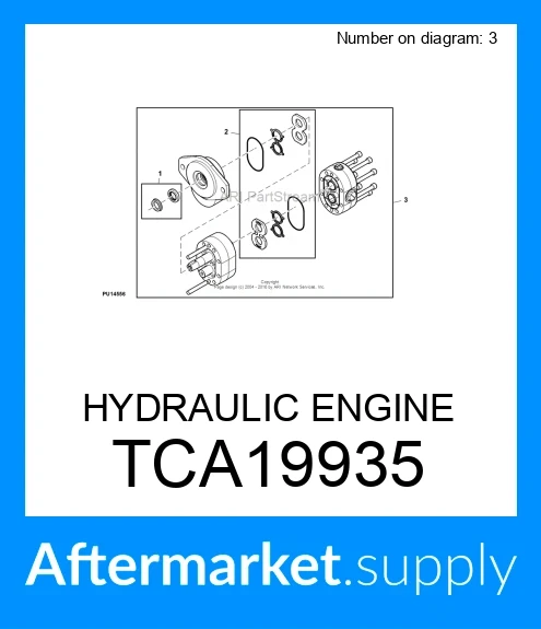 TCA19935 - HYDRAULIC ENGINE fits JOHN DEERE
