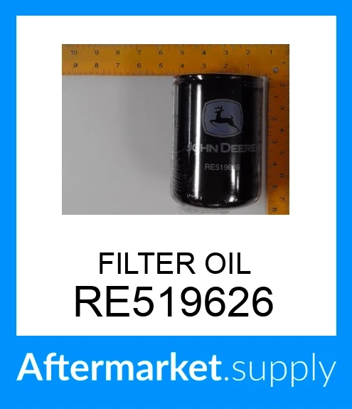RE519626 - FILTER OIL fits JOHN DEERE | Price: $7.29 to $217.35