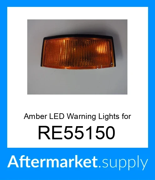 RE55150 - Amber LED Warning Lights for John Deere Tractor, (HTRE55150, TL8045) fits JOHN DEERE ...