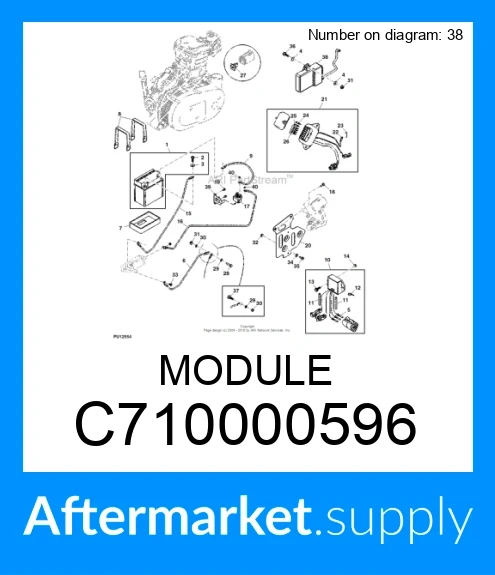 C710000596 - MODULE fits JOHN DEERE