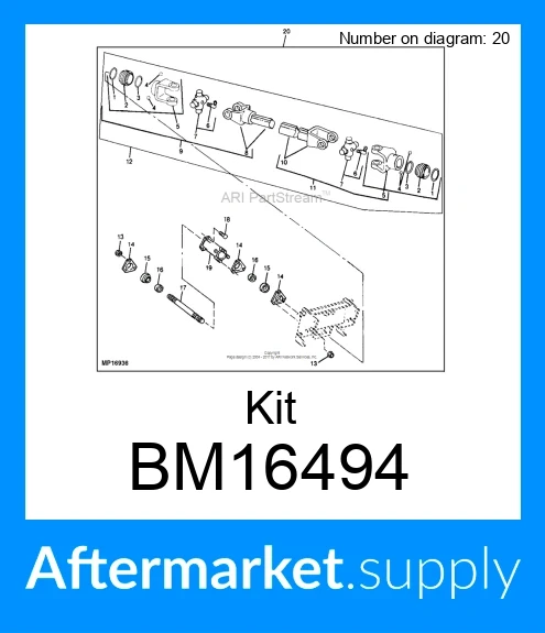 bm16494 - Kit fits JOHN DEERE | Price: $550.00 to $1,400.00