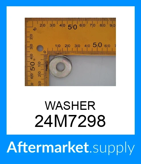 24M7298 - WASHER fits JOHN DEERE | Price: $1.10 to $47.99