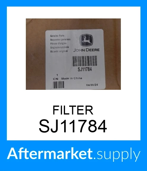 SJ11784 - FILTER fits JOHN DEERE | Price: $90.01 to $455.23
