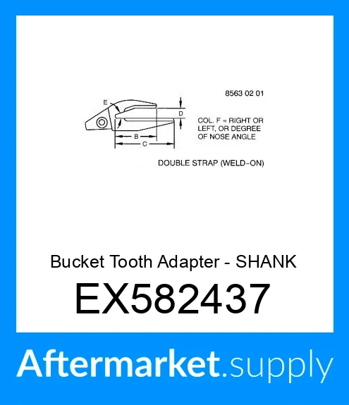 ex582437 - Shank fits JOHN DEERE
